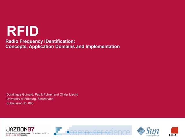 Implementation Of An Indoor Tracking Framework Using Rfid Ppt