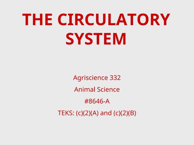 Pulmonary And Systemic Circulation Ppsx 0973