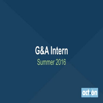 Internship Presentation | PPTX