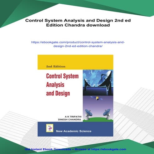 Control System Analysis and Design 2nd ed Edition Chandra | PDF