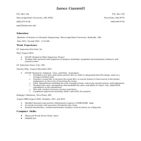 Resume | PDF