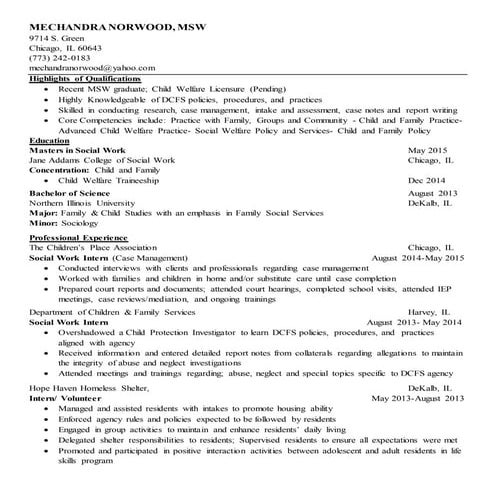 Isaiah Watkins Resume