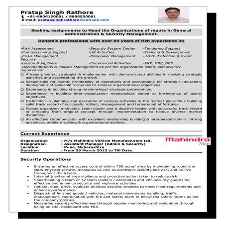 Pratap Singh Rathore | DOC