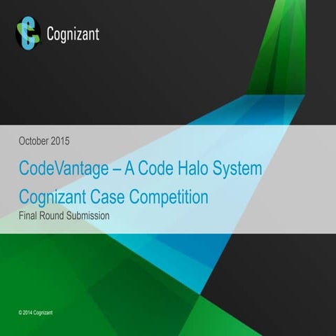 (Final Presentation) CodeVantage Code Halo System UMD 2015 | PPTX ...