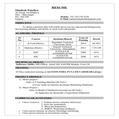 Shialesh_Resume | DOC