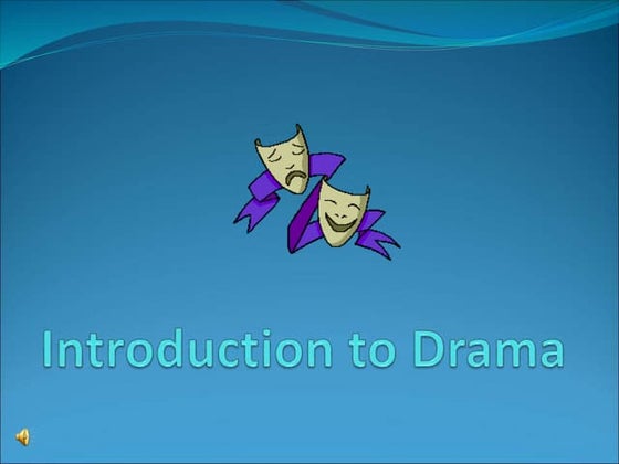 Elements of Theater | PPT