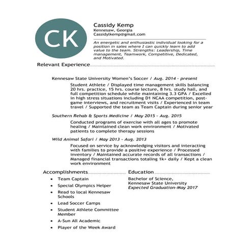 Meaghan Daly - Resume | PDF