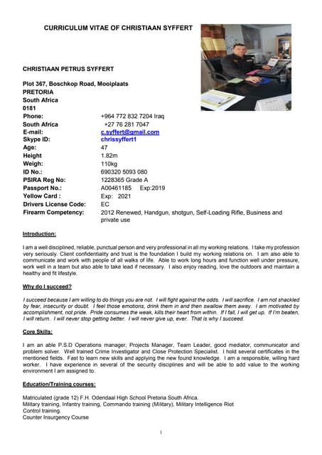 Security supervisor ppt | PPTX