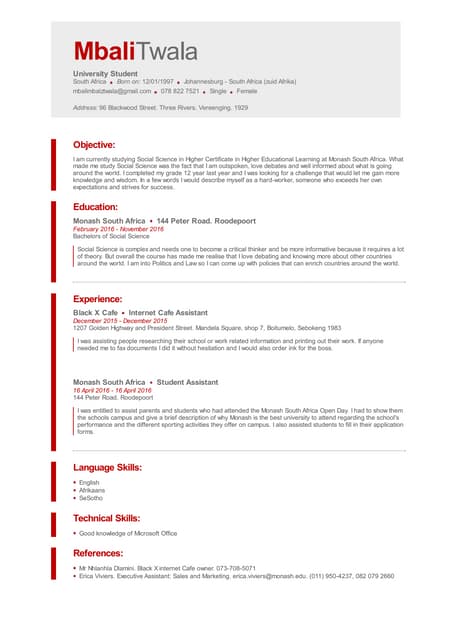 CurriculumVitae | PDF