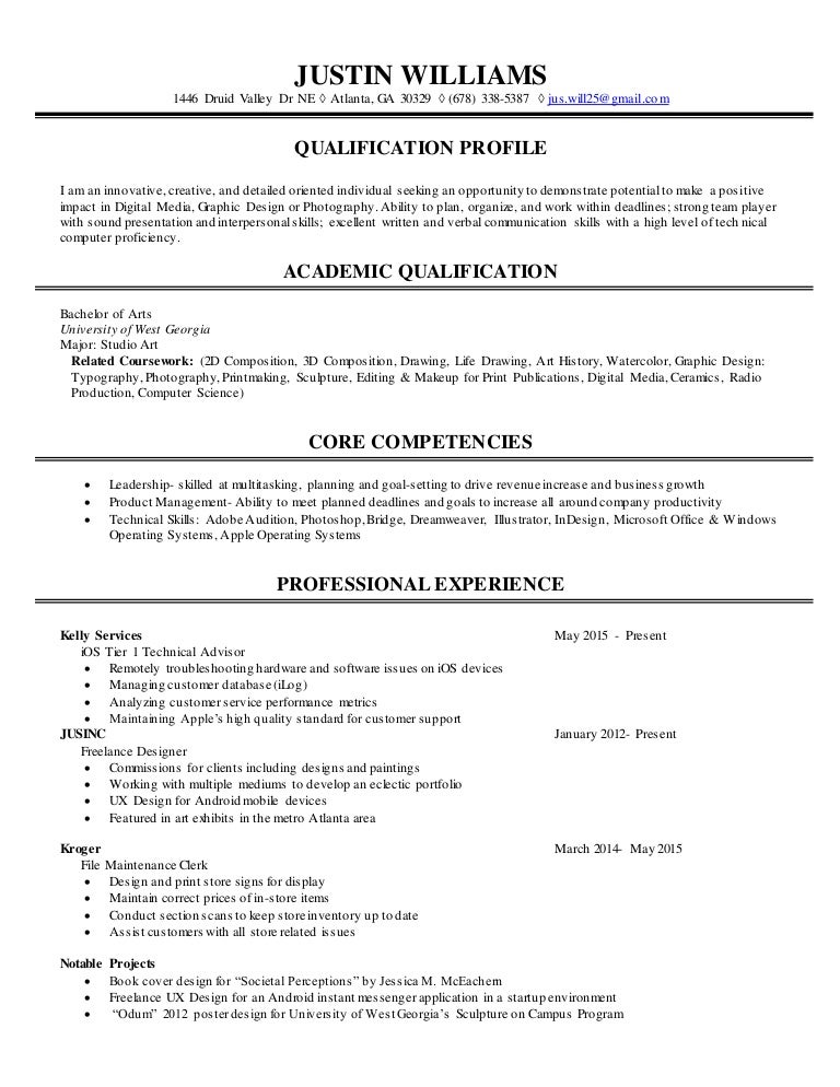 Justin Williams Resume