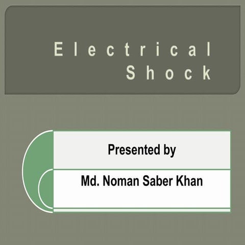 Electrical Shock. | PPTX