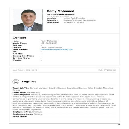 Gilbert mutua CV | DOC