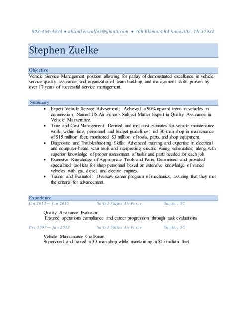 resume (3) | PDF | Aviation Industry | Industries