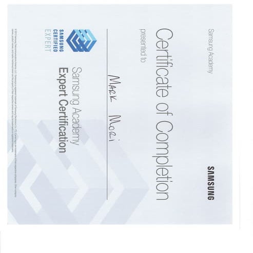 samsung expert certification 2014 | PDF