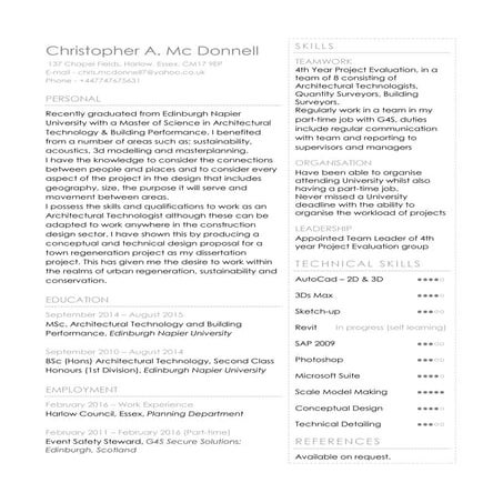 CV - Christopher A. Mc Donnell | PDF