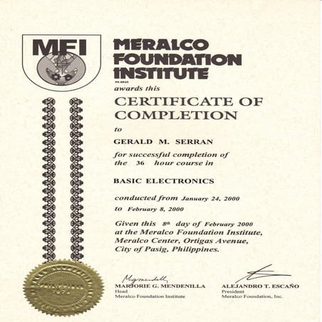 MFI Basic Electronics | PDF