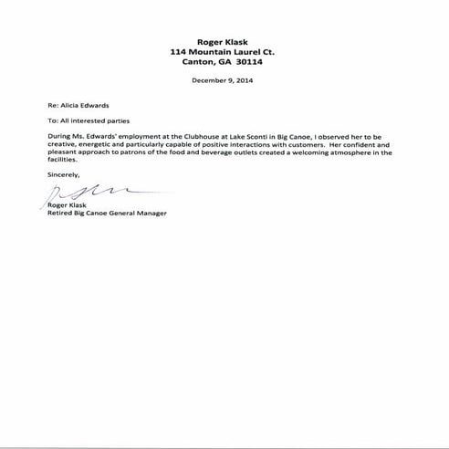 Letter of reccomendation | PDF