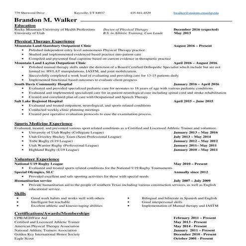 Brian Hogan Resume (Actual) | DOCX