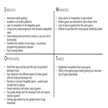 SWOT Analysis | PPT