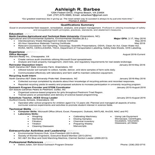 Ashleigh Barbee Resume IN PROGRESS | DOC