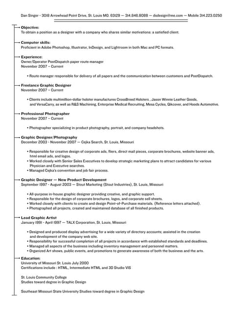 Richard Bayley CV | PDF