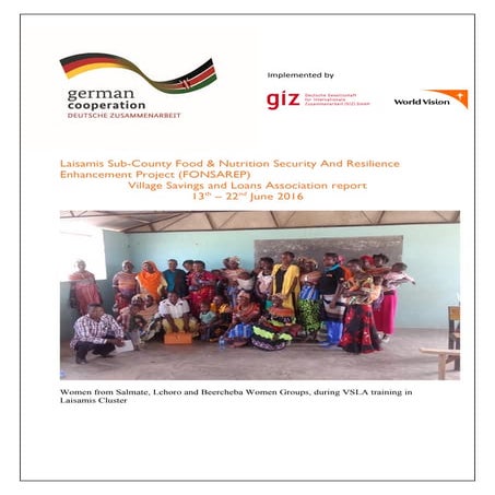 LAISAMIS VSLA REPORT | PDF