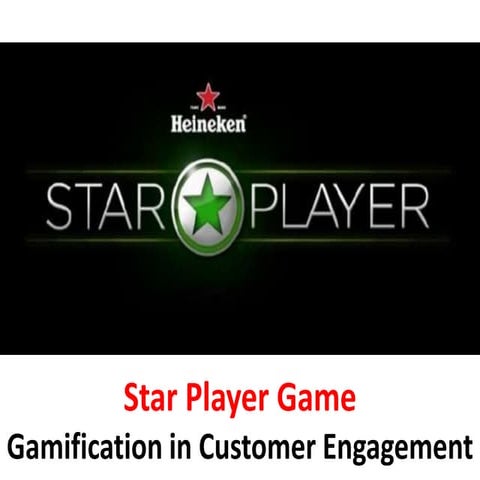 Star player game - Gamification in customer engagement - Manu Melwin ...