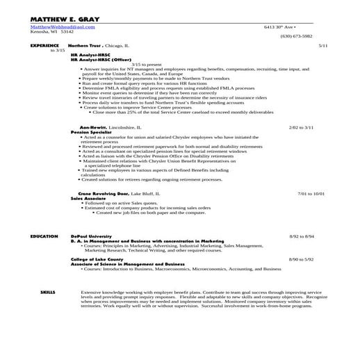 MGray_Resume | PDF
