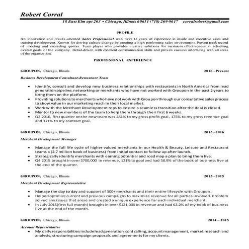 Al Prieto Resume' 2017 | DOCX