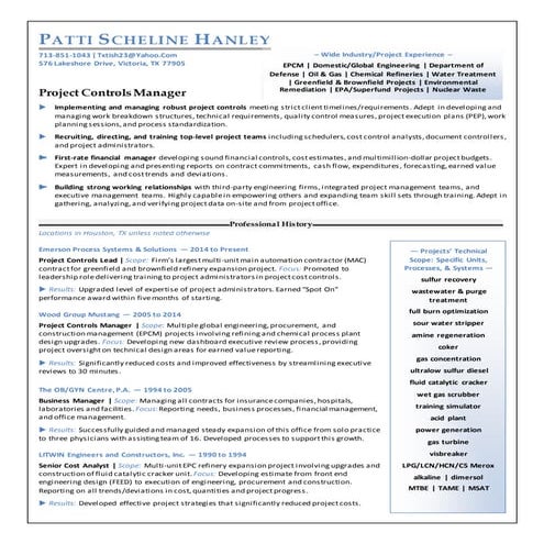 Hanley Patti - FINAL Resume - 2 18 15 | PDF