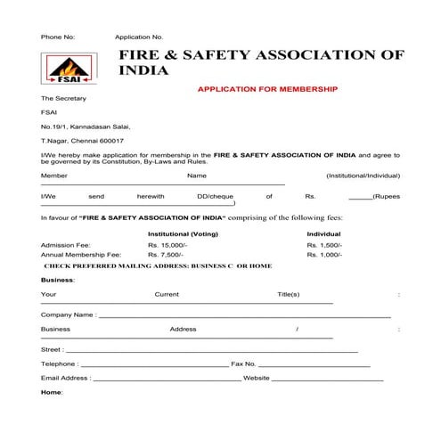 FSAI_Application | DOC