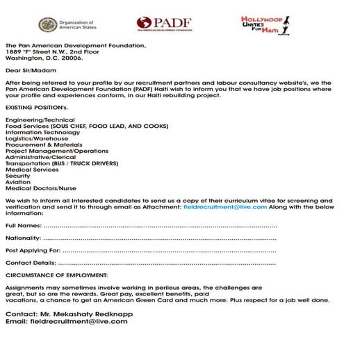 the pan american development foundation | PDF