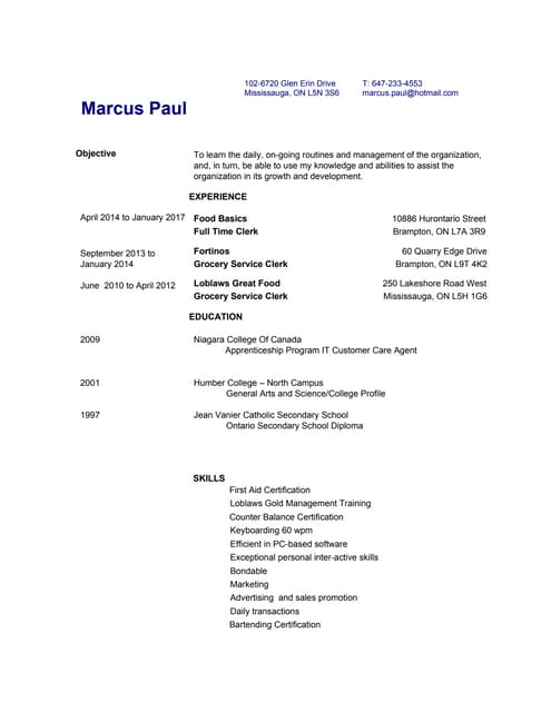 Bingham resume | PDF