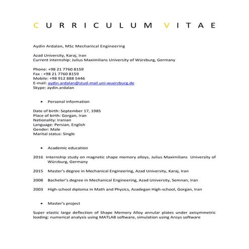 CV | PDF