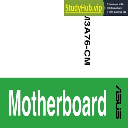 871000-An-01-En-Motherboard M3A76 CM | PPT