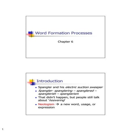 8714 5 word formation processes | PDF