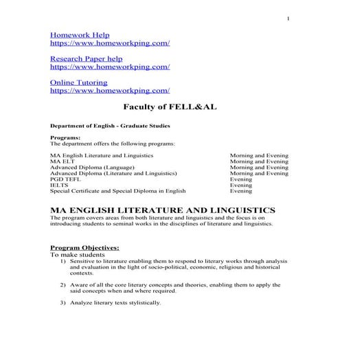 87172433 course-outline-english-graduate-studies | DOC