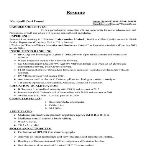 Resume | DOC