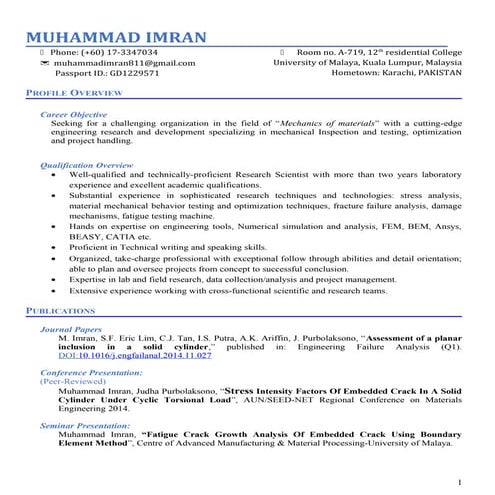 MUHAMMAD IMRAN | PDF
