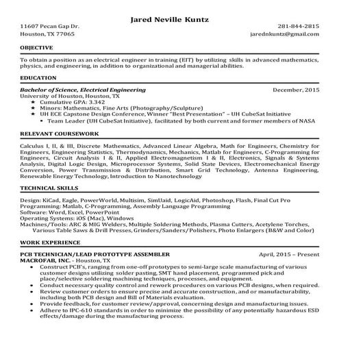 DEVIN RESUME 2017 | DOCX