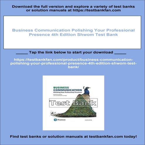 Business Communication Polishing Your Professional Presence 4th Edition ...