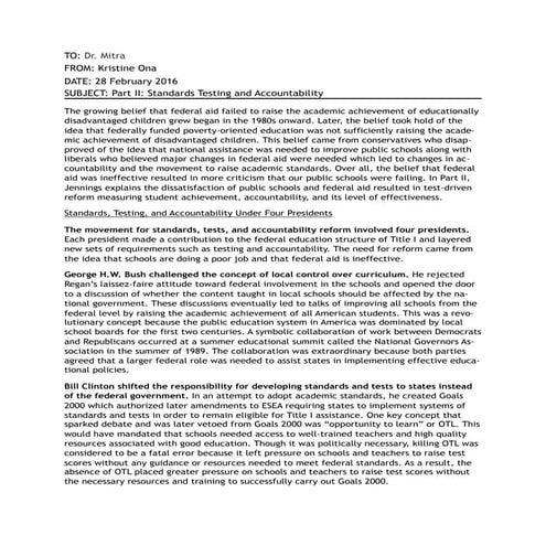 Writing Sample-Policy Memo | PDF