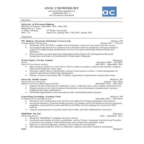 Felix's resume edited | PDF
