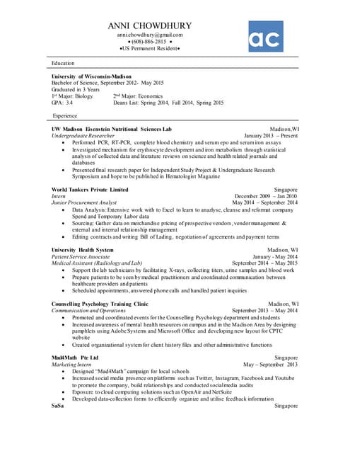Running Resume 2015 | PDF