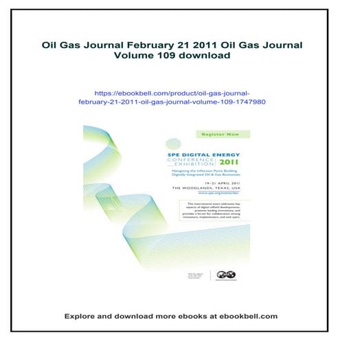 Oil Gas Journal February 21 2011 Oil Gas Journal Volume 109 | PDF
