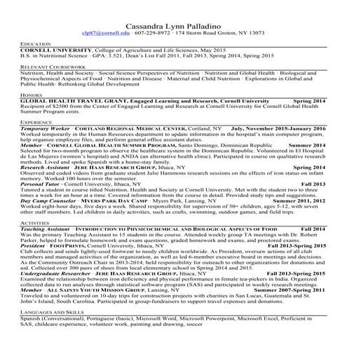 Resume_Base_2015 | PDF
