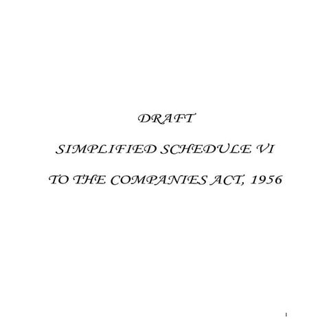 Simplified Schedule VI | PDF