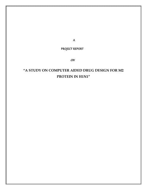 presentation on in silico studies | PPTX | Pharmaceutical Industry ...