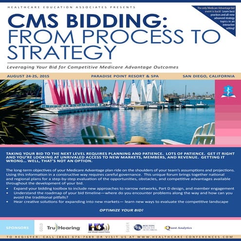 CMS Bidding From Process to Strategy-August 24-25 2015-Paradise Point ...