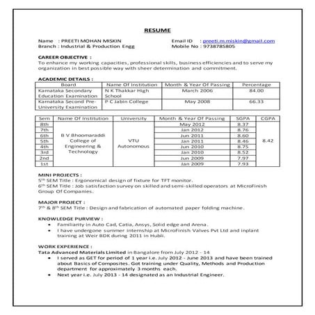 Preeti_Resume | PDF